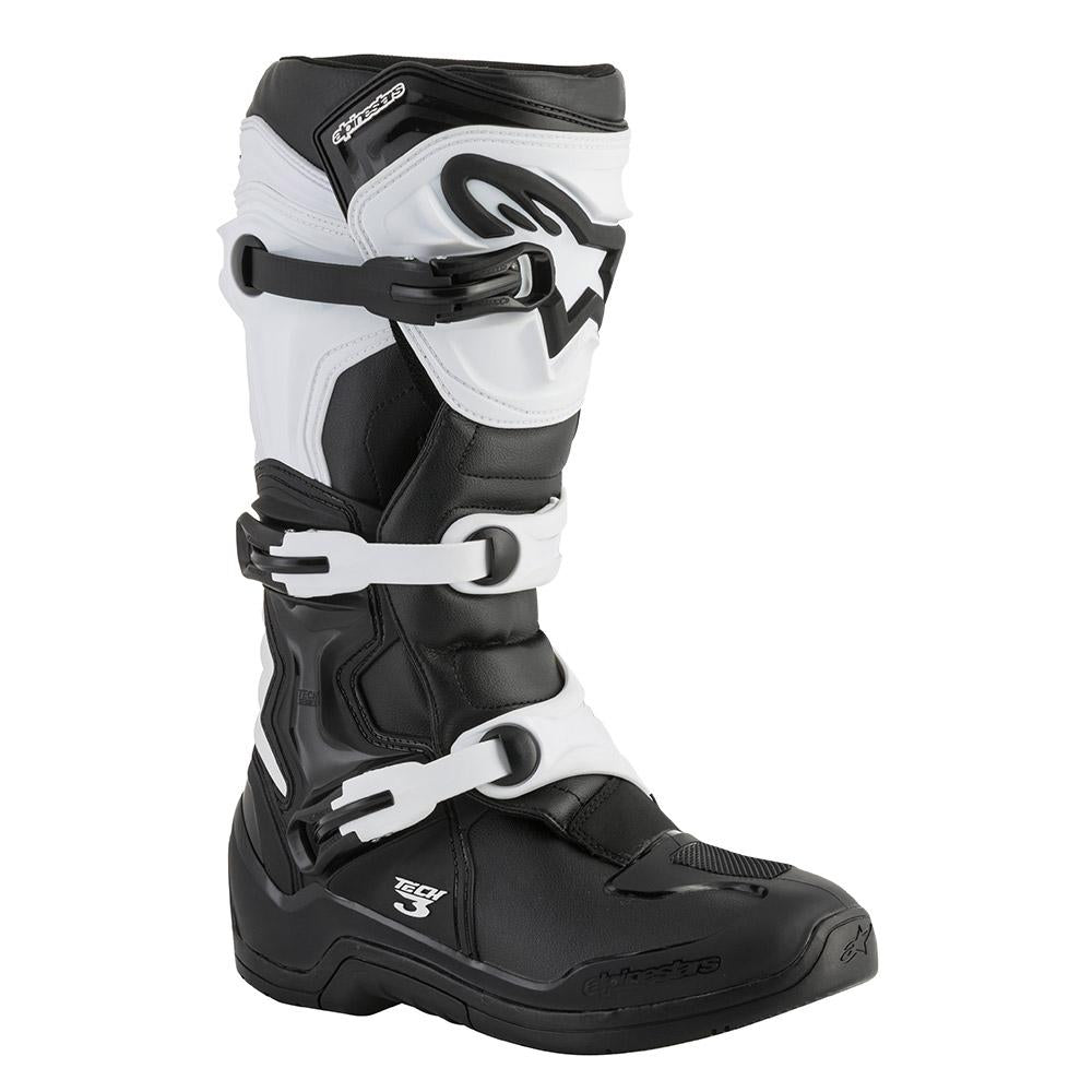 Alpinestars Tech 3 MX Boots Black/White | Sprocket Sport