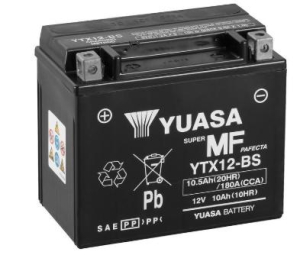 Sabat Battery YTX12-BS Dry with Acid | Sprocket Sport