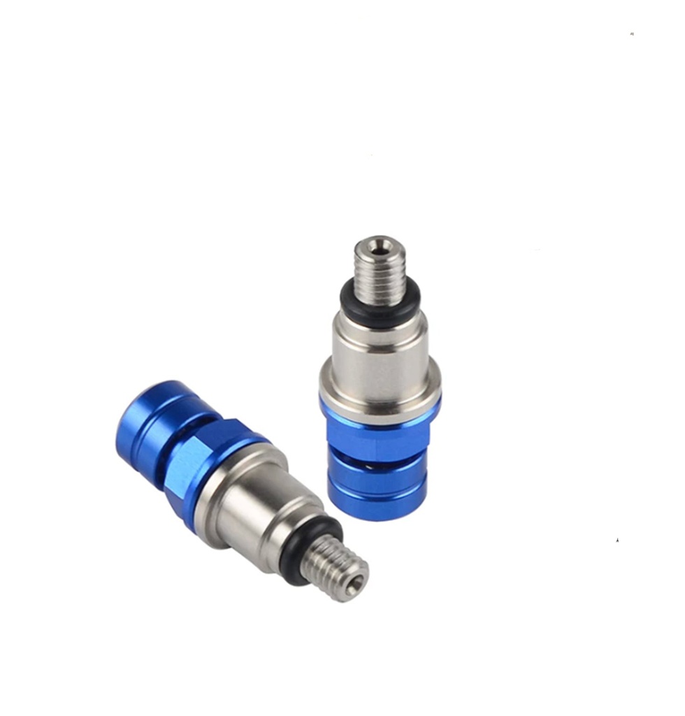 Enduro-Pro Fork Air Bleeders Valves M4 x 0.7 Blue | Sprocket Sport